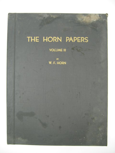 3554: The Horn Papers vol. 3 (large edition) - Feb 18, 2006 | Hassinger ...