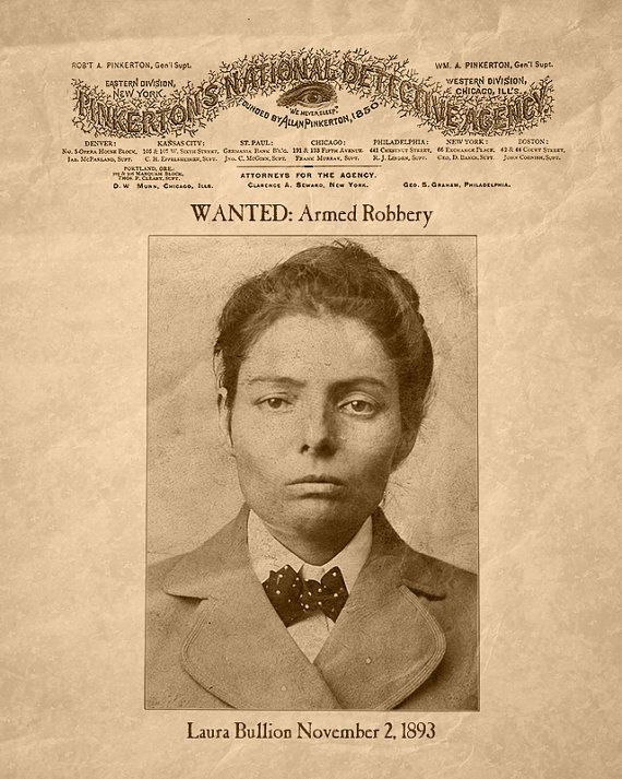 Laura Bullion Wanted Poster 1903 photo print.