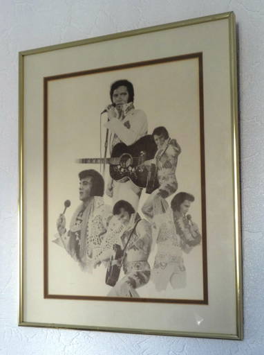 Chaplan: Elvis Presley Lithograph.