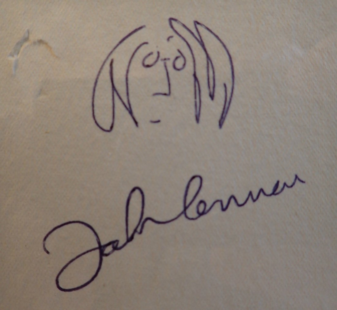 JOHN LENNON SIGNED.