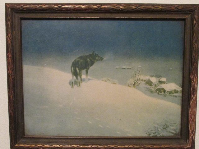 The Lone Wolf Original Framed Print 1920's by Kowalski - Feb 15, 2014 ...