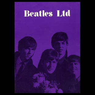 The Beatles 1964 Uk Concert Tour Program