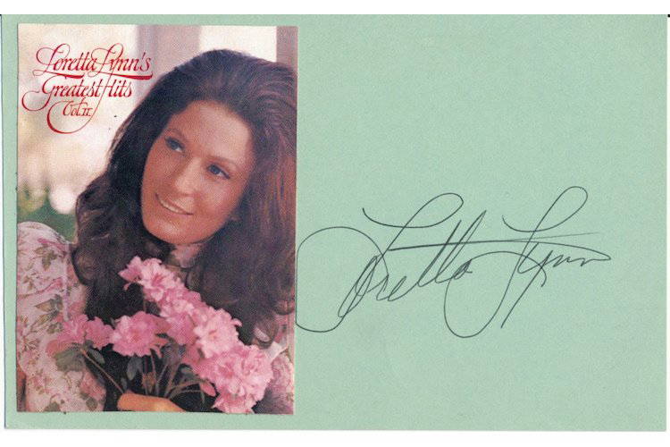 Loretta Lynn Autograph