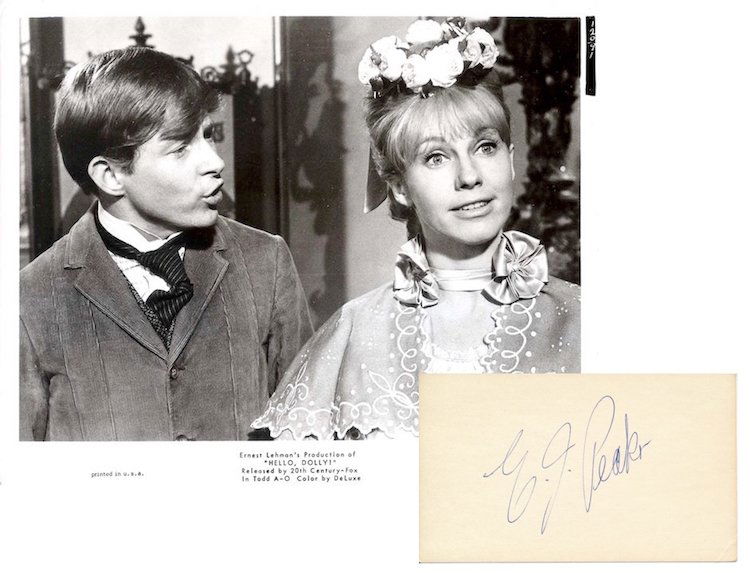 Hello Dolly! E.j. Peaker Autograph