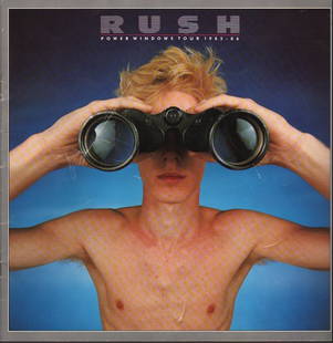 Rush Power Windows 1985 Concert Tour Program