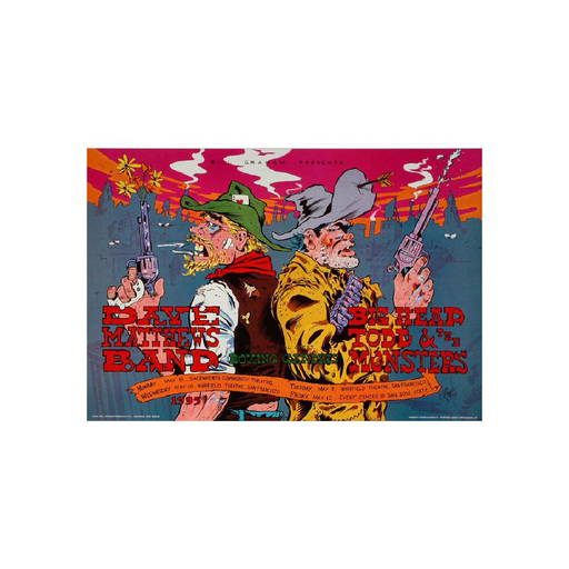 Dave Matthews Band 1995 Concert Poster