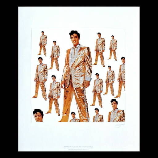 Elvis Presley Signed Lithograph Print