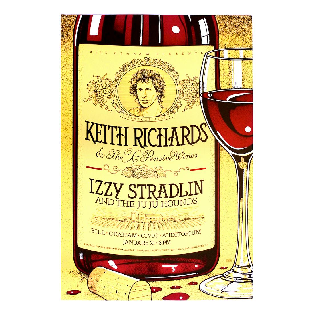 Keith Richards - Izzy Stradlin - 1993 Concert Poster - Dec 01, 2019 ...