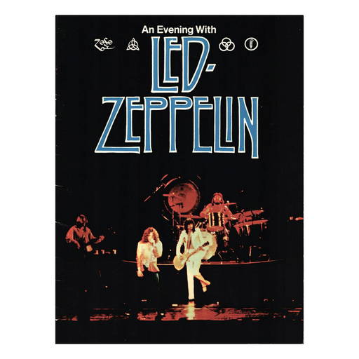 Led Zeppelin 1977 Concert Tour Program