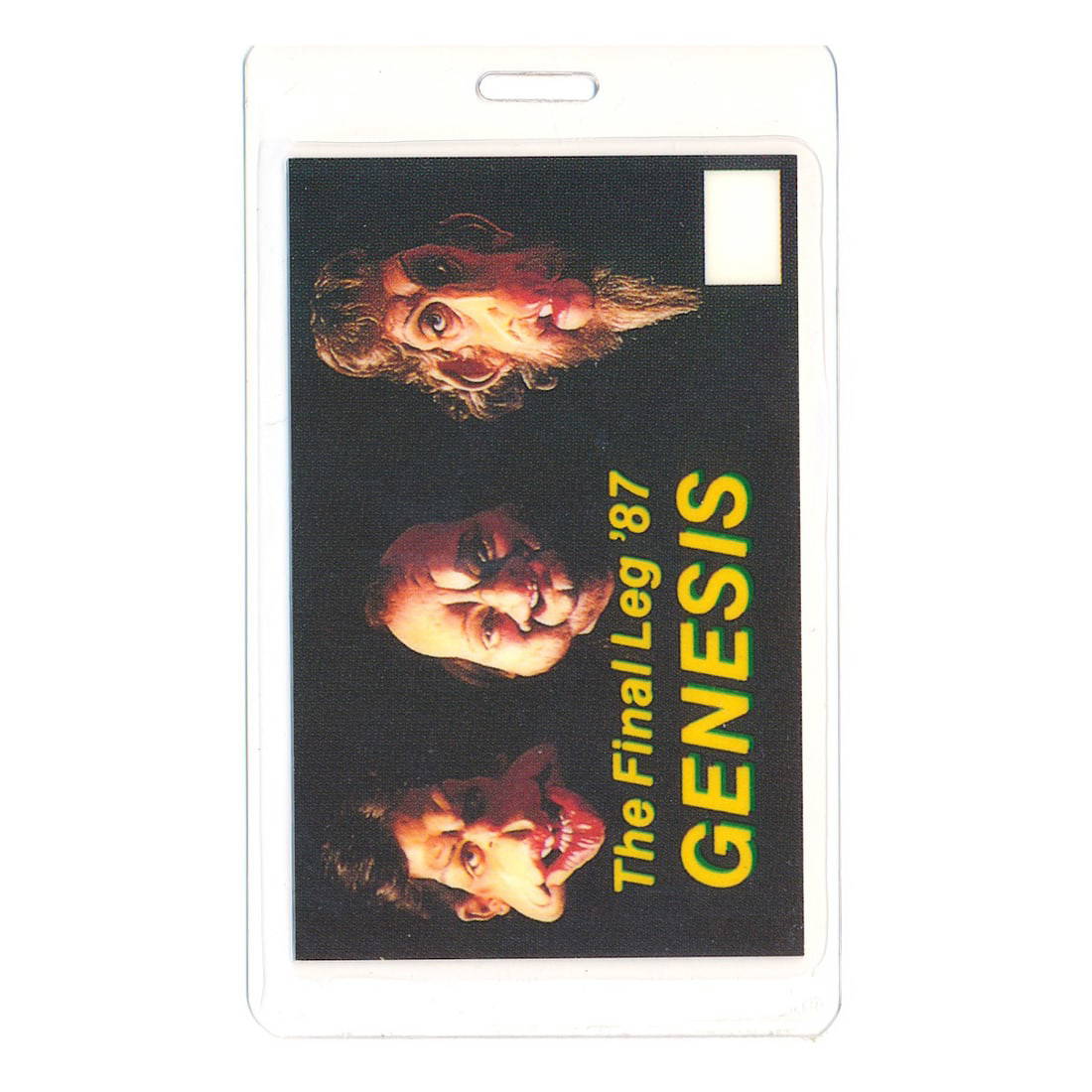 Genesis - 1987 Laminated Backstage Pass Auction