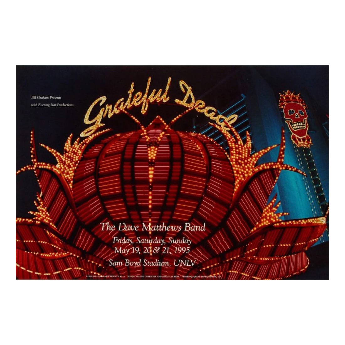 Grateful Dead - 1995 Concert Poster Auction