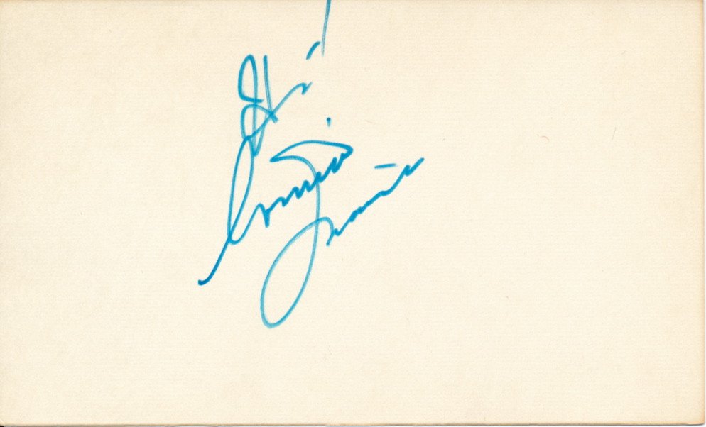 Connie Francis Autograph