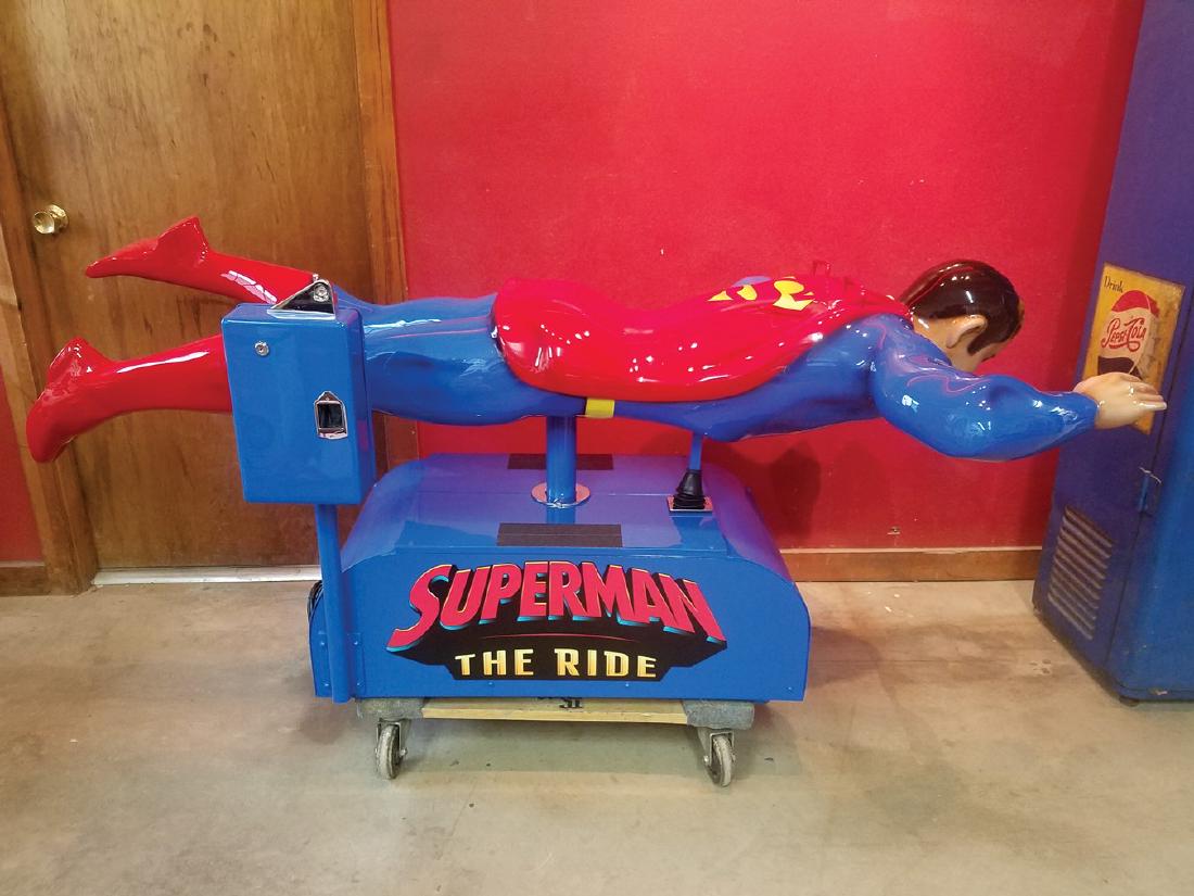 Superman Factory-Original Coin-Operated Kiddie Ride