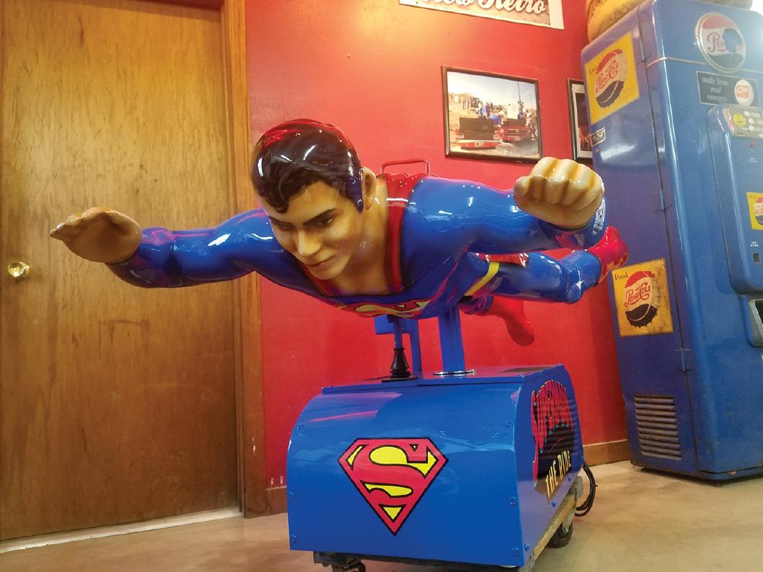 Superman Factory-Original Coin-Operated Kiddie Ride