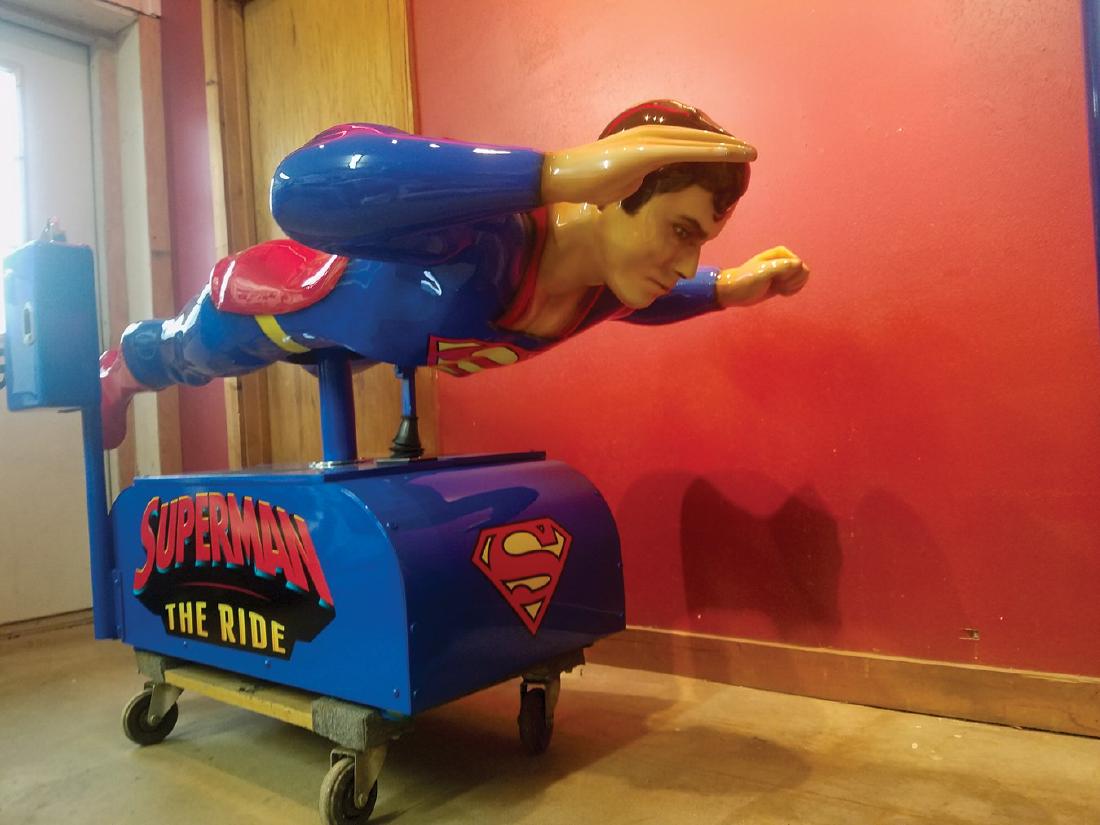 Superman Factory-Original Coin-Operated Kiddie Ride