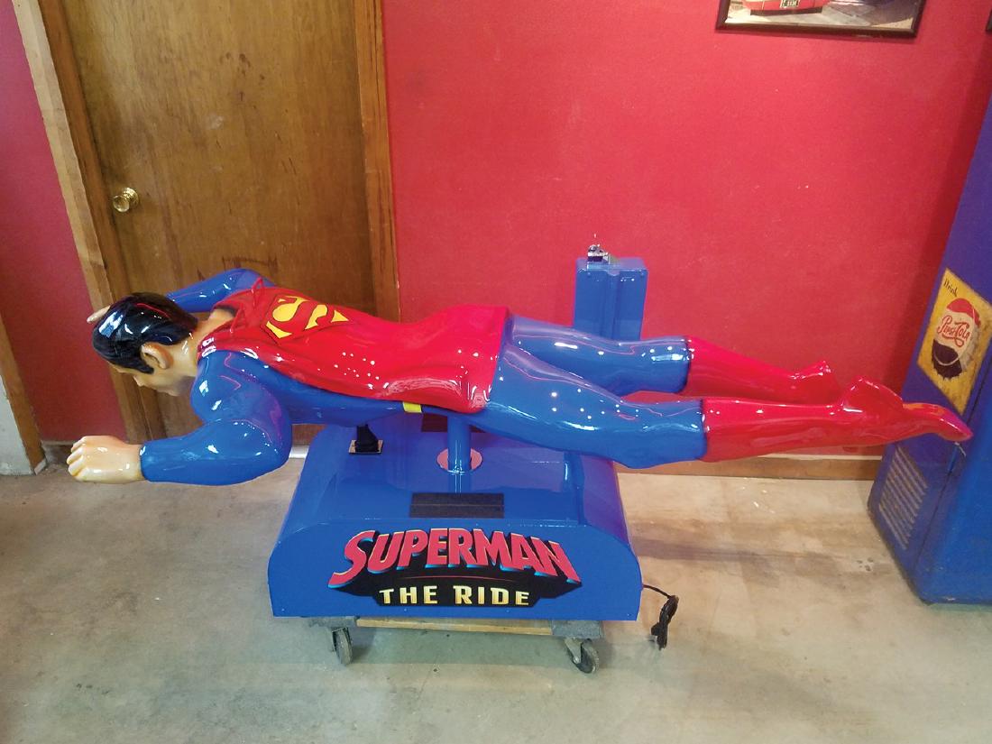 Superman Factory-Original Coin-Operated Kiddie Ride