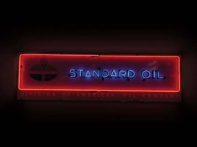 Standard Oil Neon Sign