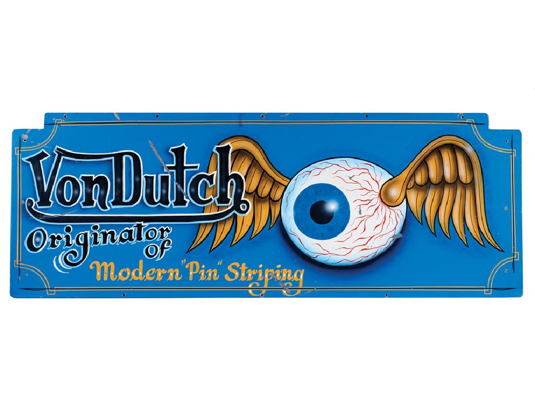 Von Dutch Originator of Modern "Pin" Striping Sign