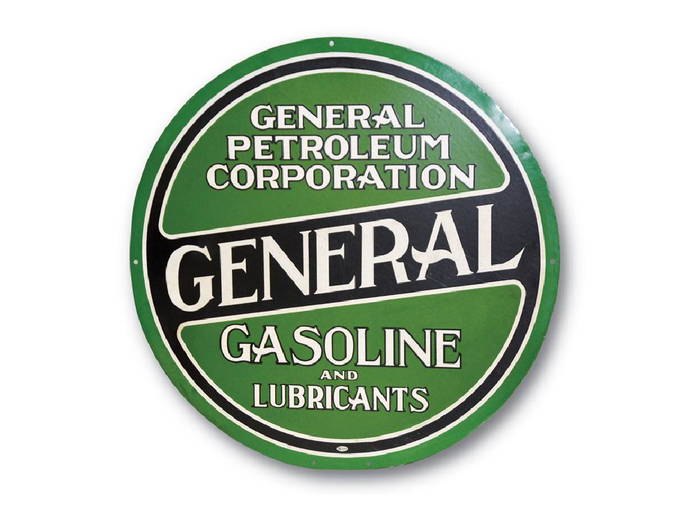 General Gasoline And Lubricants Sign
