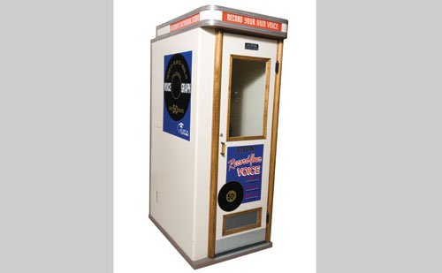 1957 Mutoscope Voice O Graph Recording Booth