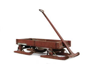 Vintage Bobsled Child's Bobsled. Extremely Good,