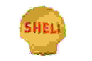 Shell Sign Large Plastic Shell Clamshell Sign, S