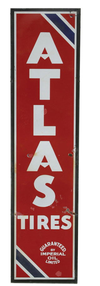1188: ATLAS TIRE SIGN Original porcelain Atlas Tires s - Sep 15, 2005 ...