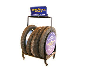 Goodyear Tire Rack And Tires Original Metal Good