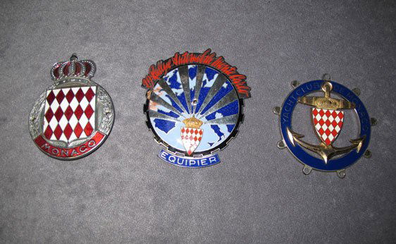 Rally Badges Including Monoco And Monte Carlo