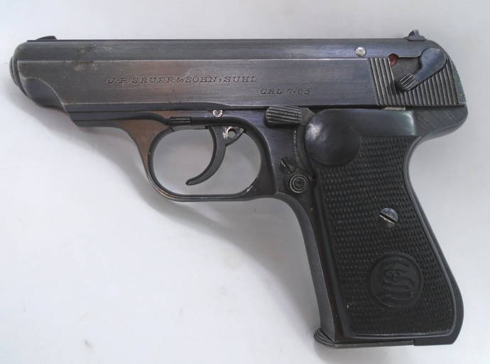 Jp Sauer & Sohn Suhl Pistol 7.65 Cal German Proof