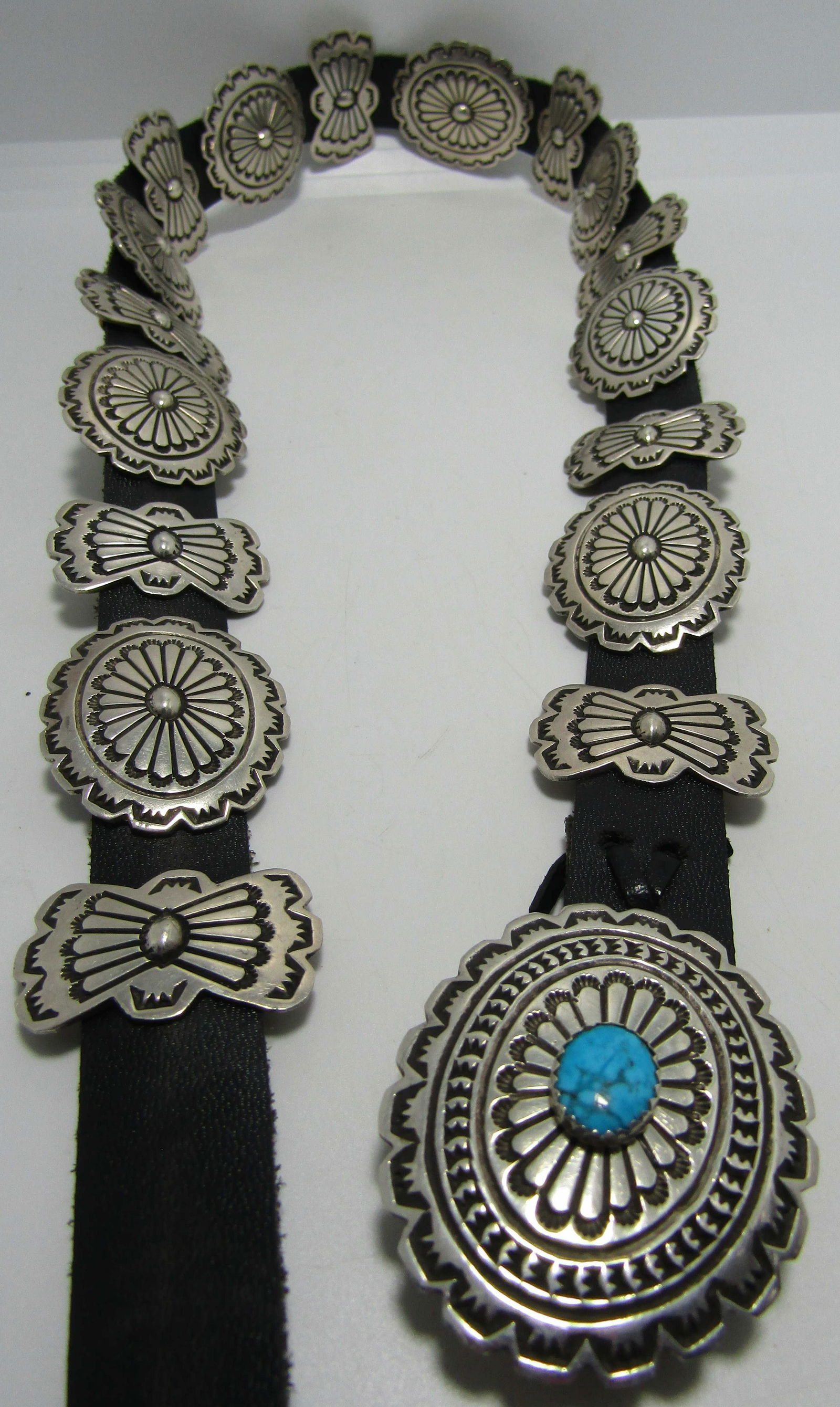 BEGAY TURQUOISE CONCHO BELT BUCKLE STERLING SILVER - Mar 28, 2021 ...