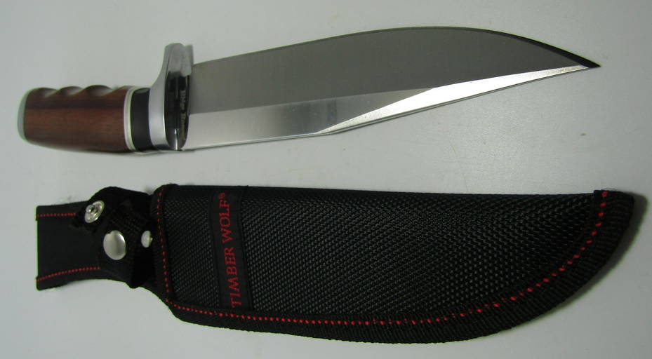 TIMBER WOLF RIDGE RUNNER HUNTING KNIFE W SHEATH (#0295) on Dec 04, 2022 ...