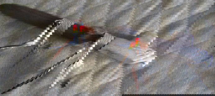 S Phillips Navajo Bird Stone Peace Pipe