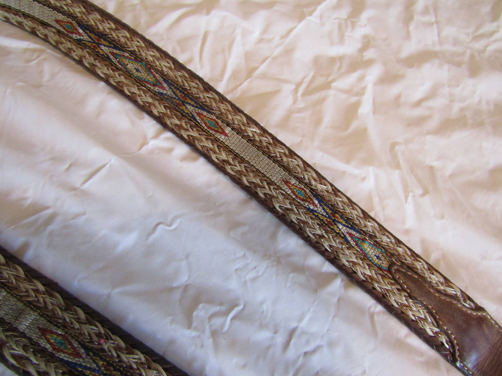 Montana Prison Hitched Horsehair & Leather Belt Auction