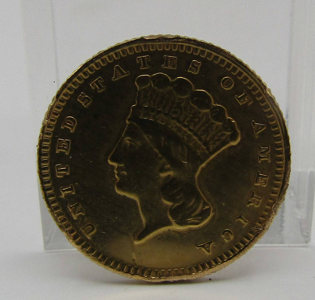 1874 Us 1 Dollar Gold Coin Auction