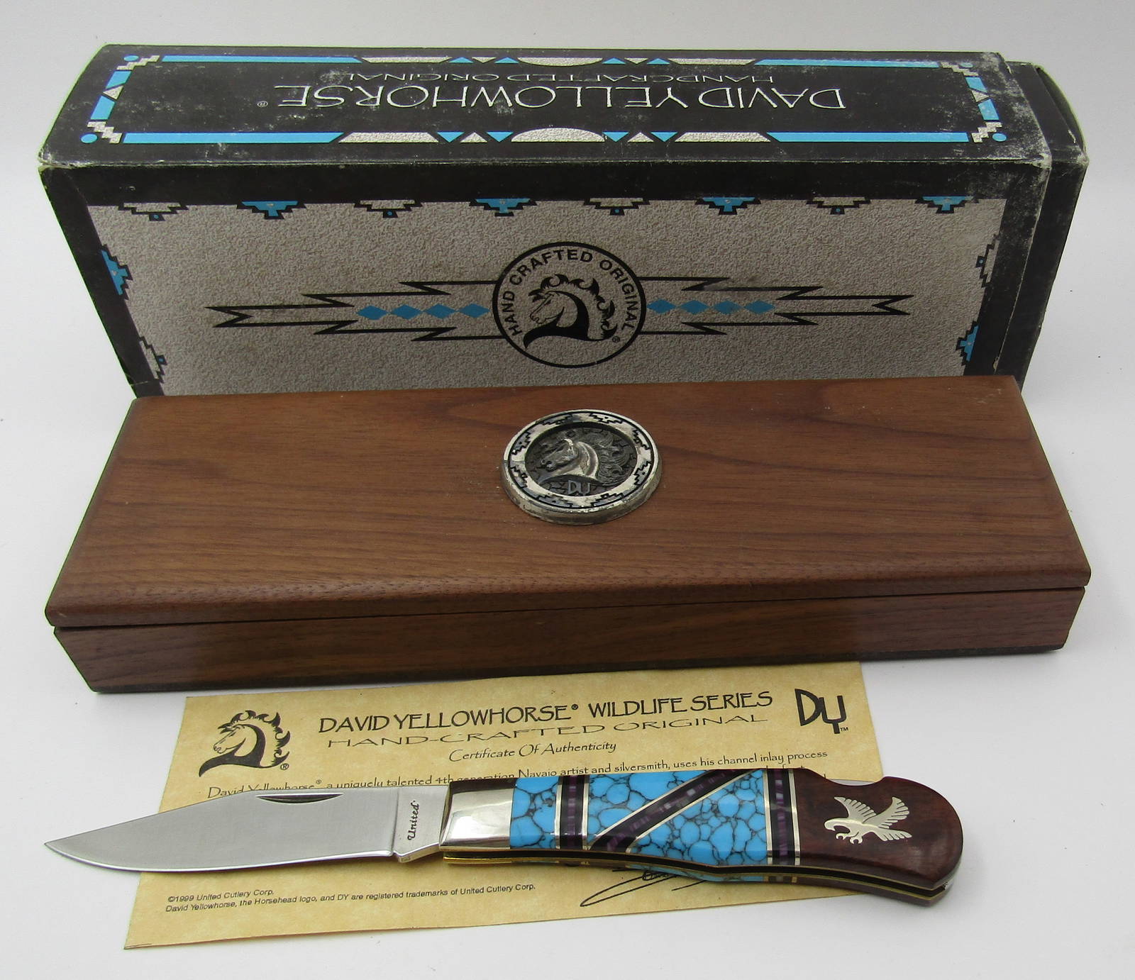 David Yellowhorse Eagle Knife Limited Edition Auction
