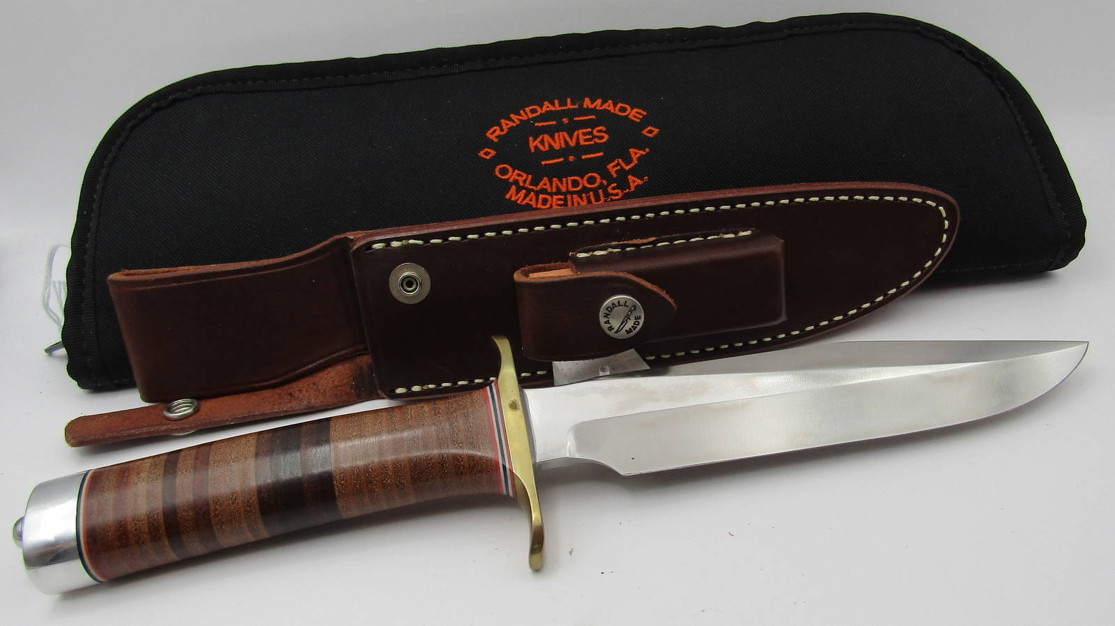 Randall Made Model 1 Knife 7" W Sheath & Case Auction
