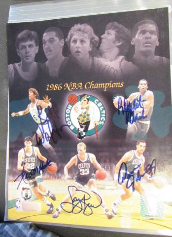 1986 Boston Celtics Champions Signed Photo - Mar 16, 2014 | Imperial ...
