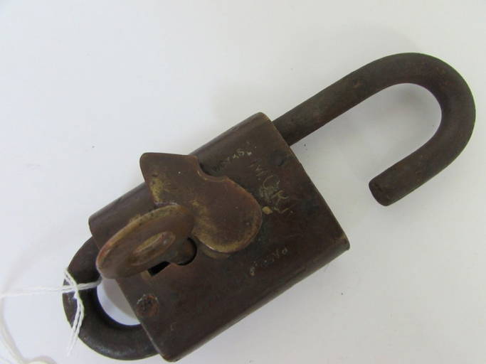 Michigan Central Railroad Switch Lock & Key