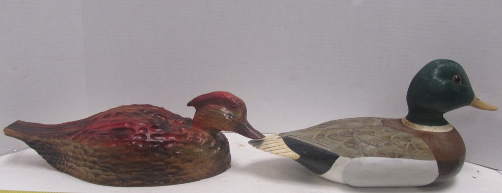 MICKEY BETH DUCK DECOY WOOD MALLARD - Nov 23, 2014 | Imperial Auction in FL