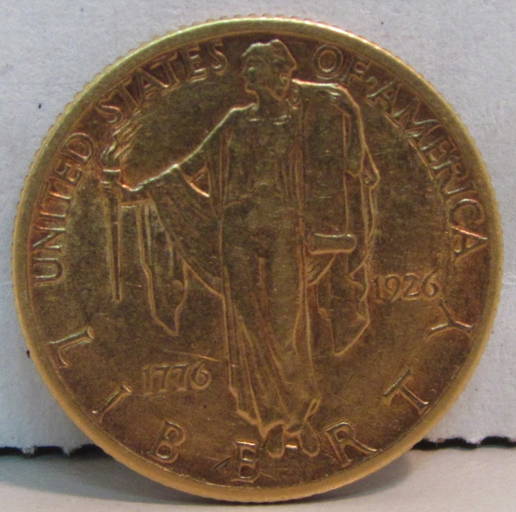 1926 Sesquicentennial $2 1/2 Dollar Gold Coin