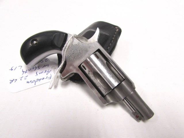 Freedom Arms 22 Lr & Sheath Leather Revolver Gun