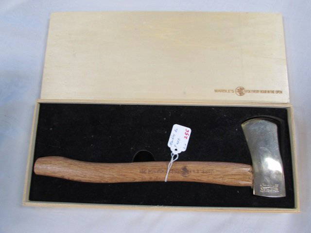 Marbles Axe No 9 Hatchet Gold In Box