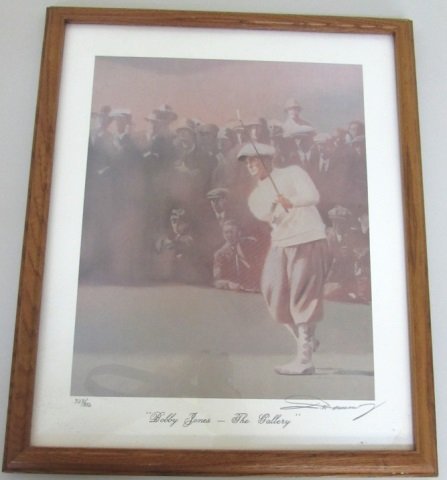 CW MUNDY BOBBY JONES THE GALLERY GOLF SIGNED