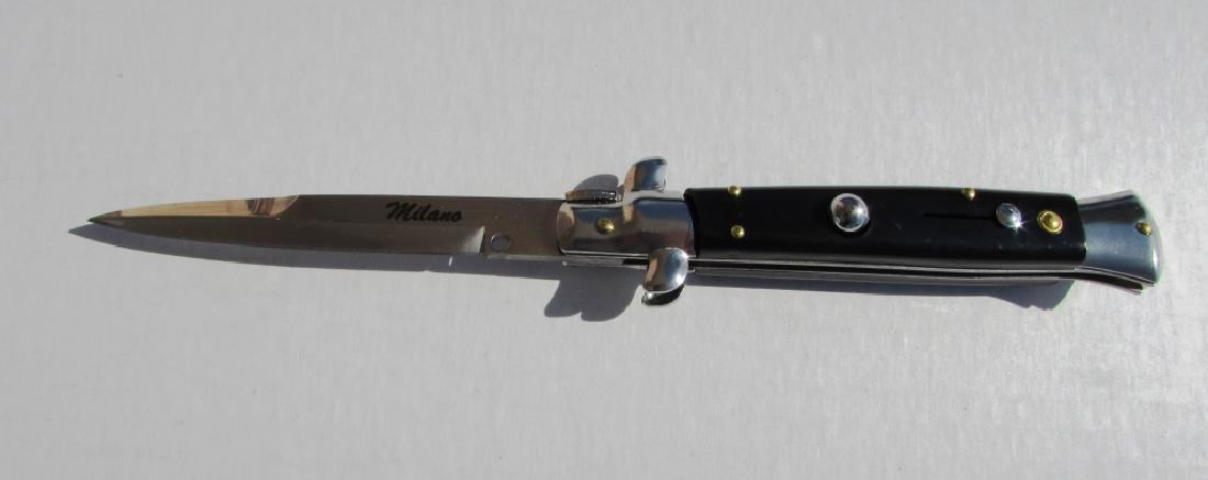 MILANO ITALIAN SWITCHBLADE AUTO KNIFE PUSH-BUTTON