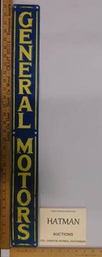 General Motors Sign Advertising Vintage Antique