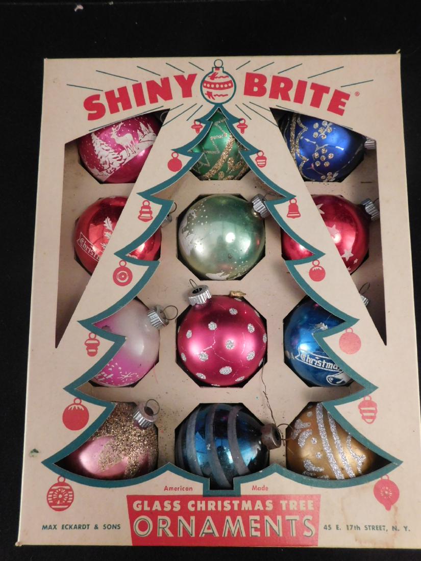 SHINY BRITE ORNAMENTS IN ORIGINAL BOX