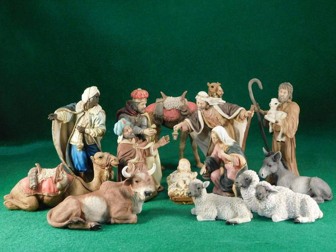 Castagna Italy Complete Nativity Scene Set Italian
