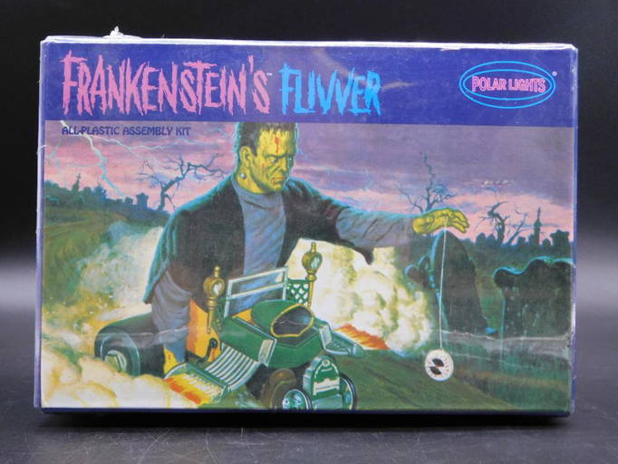 Frankenstein's Flivver Model Statue In Original Box