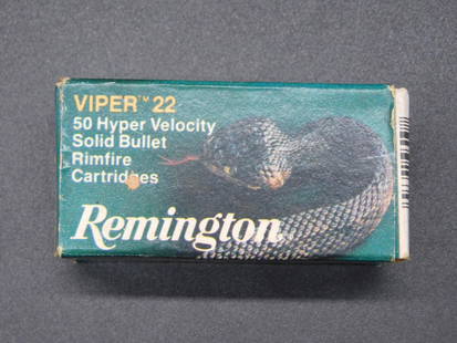 Viper 22 Hyper Velocity Remington Rimfire Cartridges In